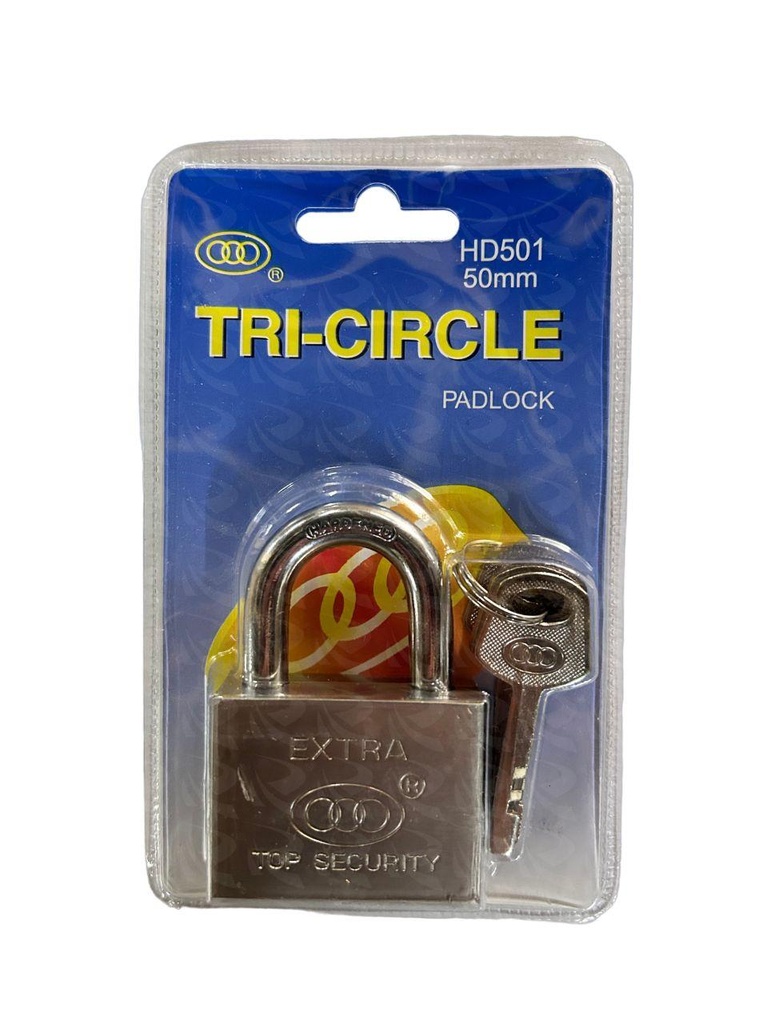 TRI CIRCLE PADLOCK HD501 | Ragsons